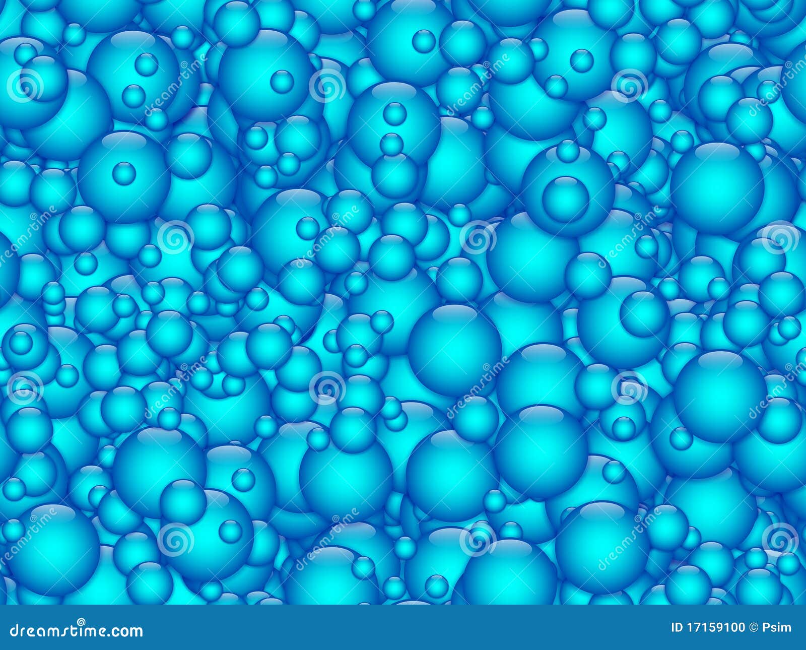 Blue bubbles texture stock illustration. Illustration of soap - 17159100
