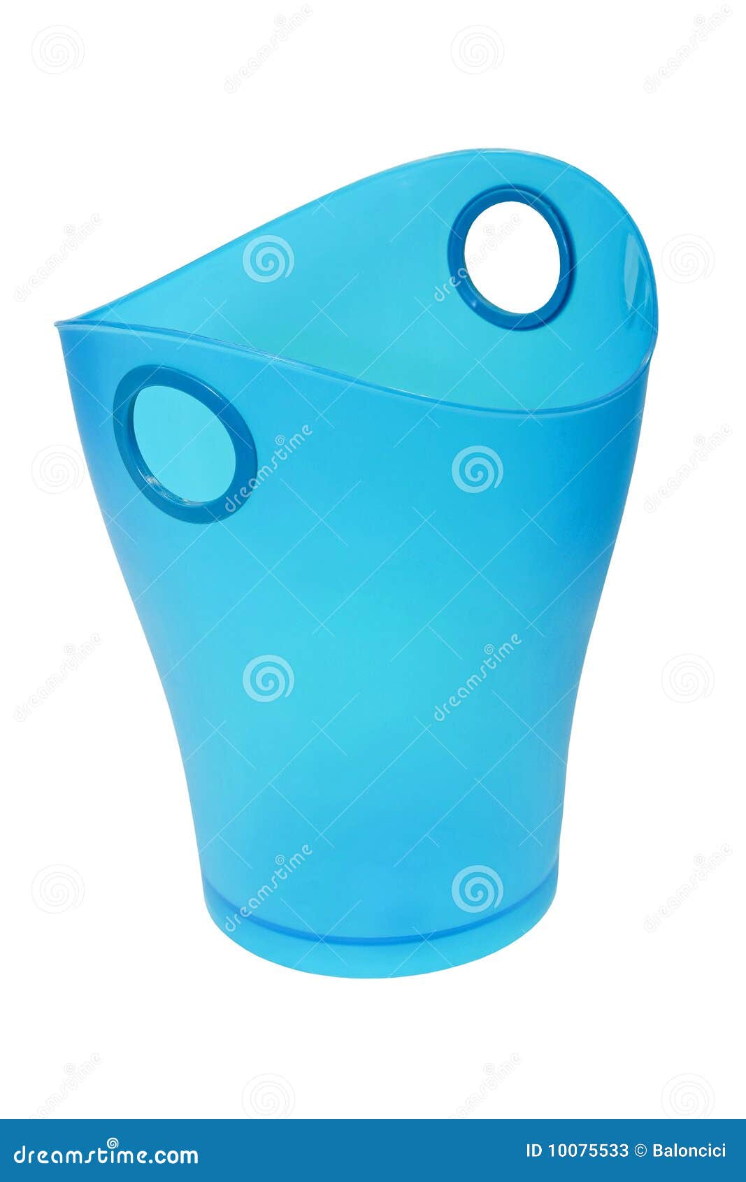 Blue bucket stock image. Image of plastic, decorative - 10075533