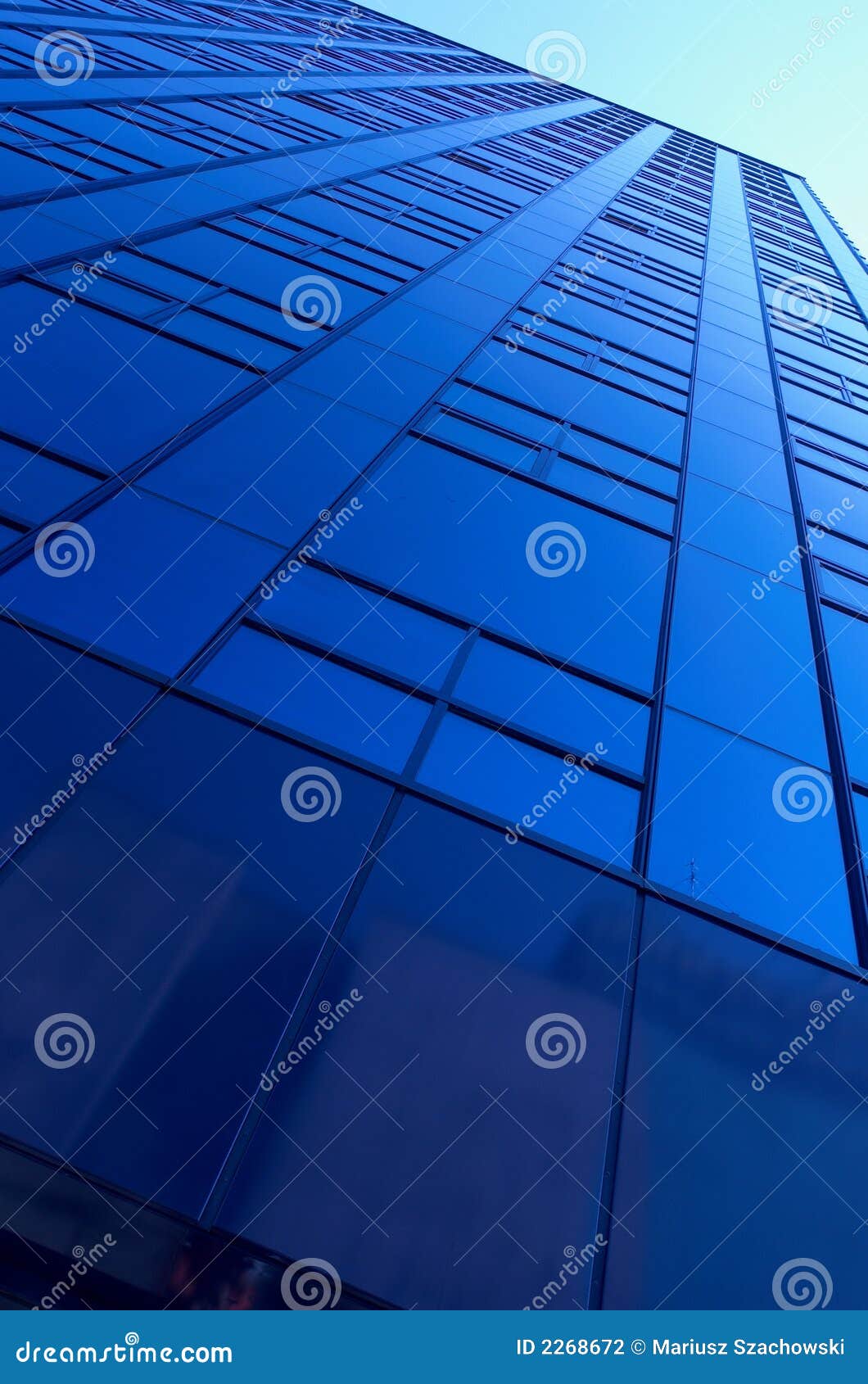 Blue Building Picture. Image: 2268672