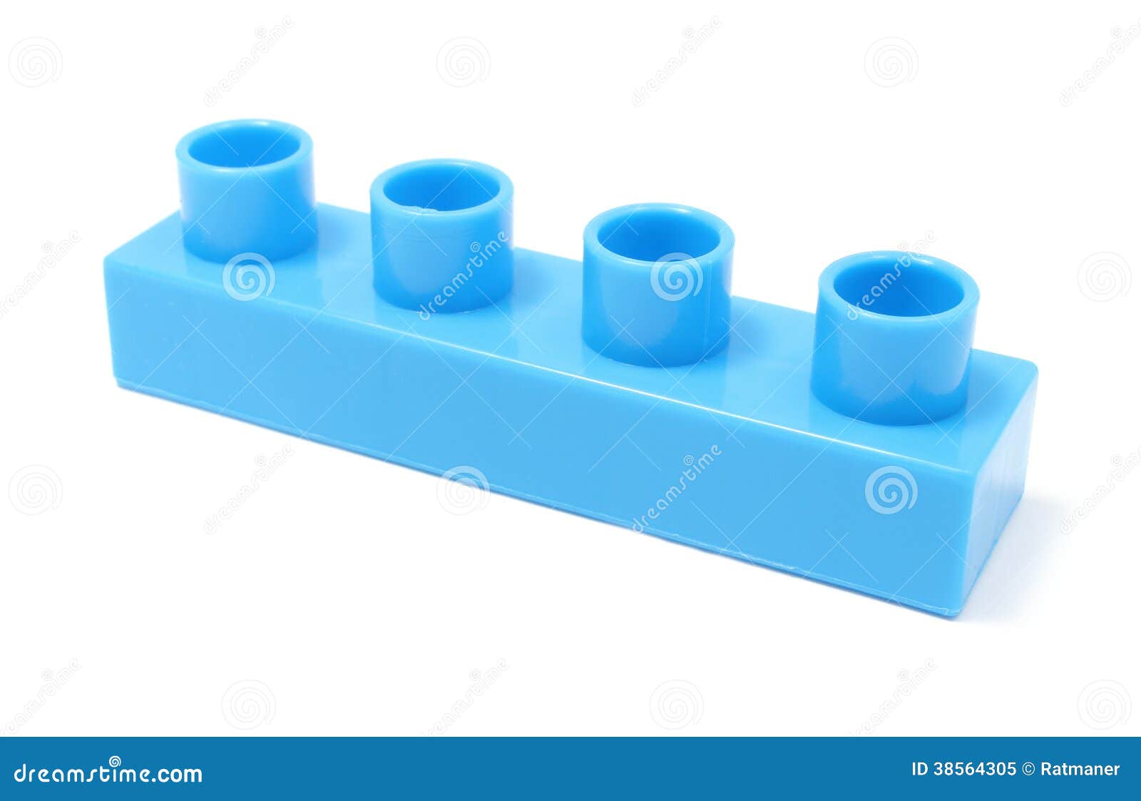 Blue Building Block on White Background Stock Image - Image of white ...
