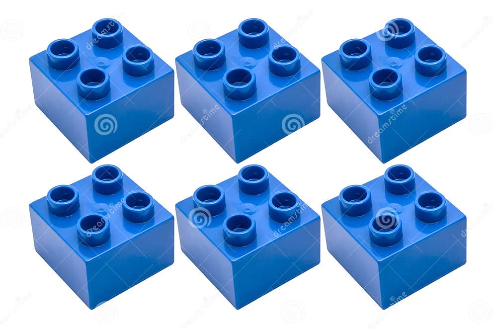 Blue building blocks stock image. Image of buildings - 36905541