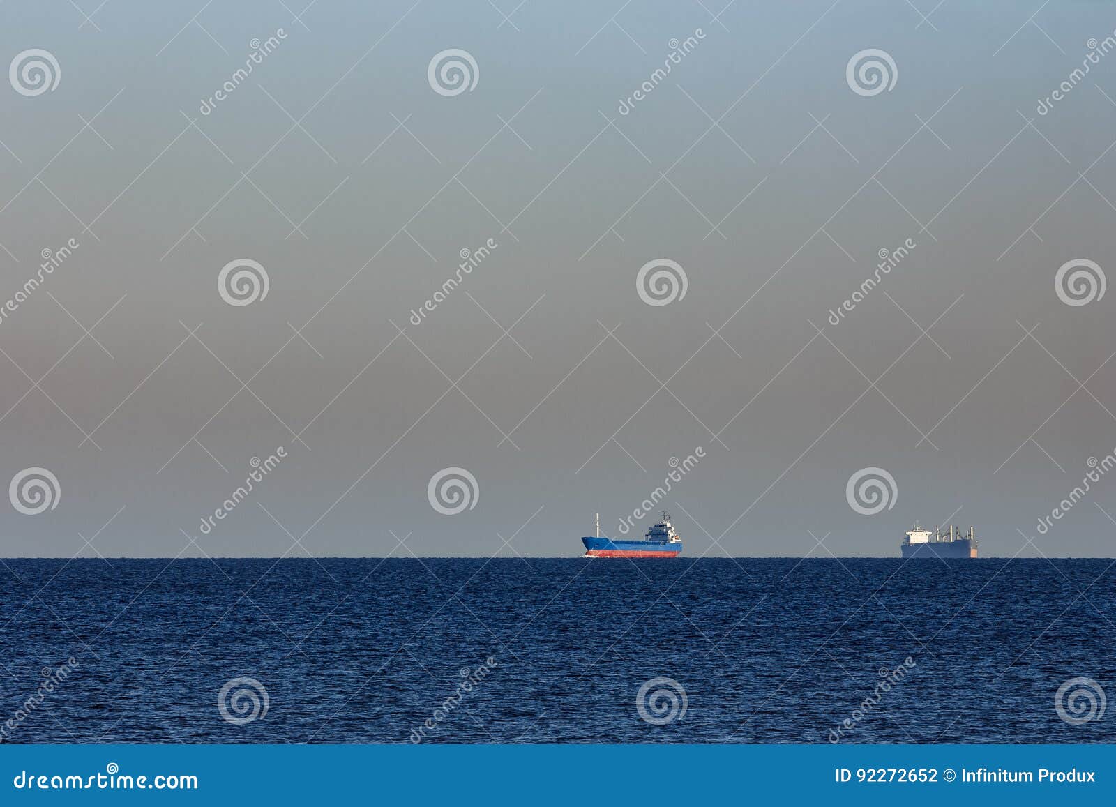 Blue bulk carrier stock photo. Image of boat, large, export - 92272652