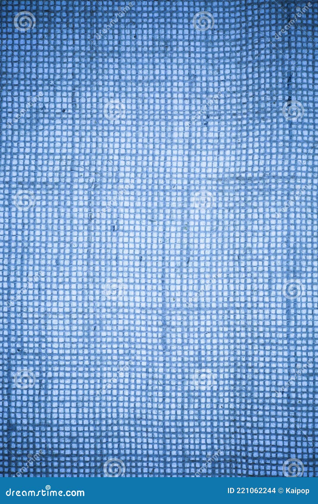 Blue Burlap Fabric Texture Background Stock Photo - Image of material ...