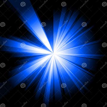 Blue Burst stock illustration. Illustration of explosions - 2184322