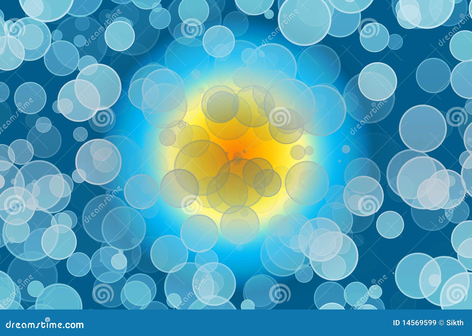 Blue Burst Background stock illustration. Illustration of explosion ...