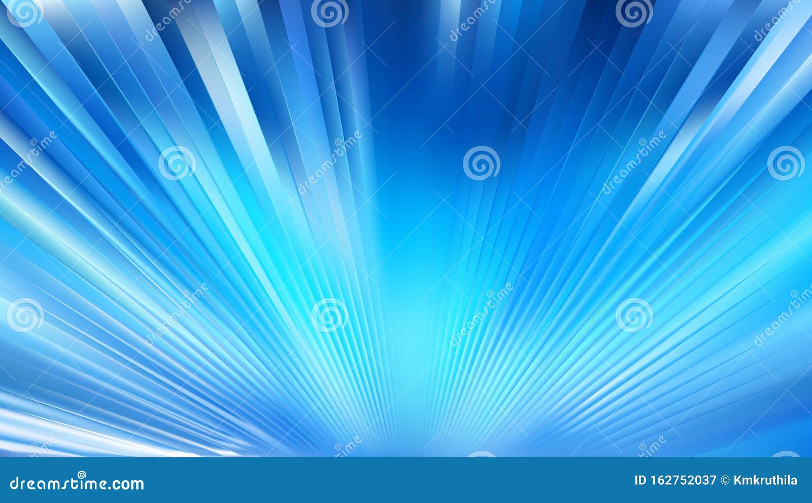 Blue Burst Background Vector Stock Vector - Illustration of sunbeam ...