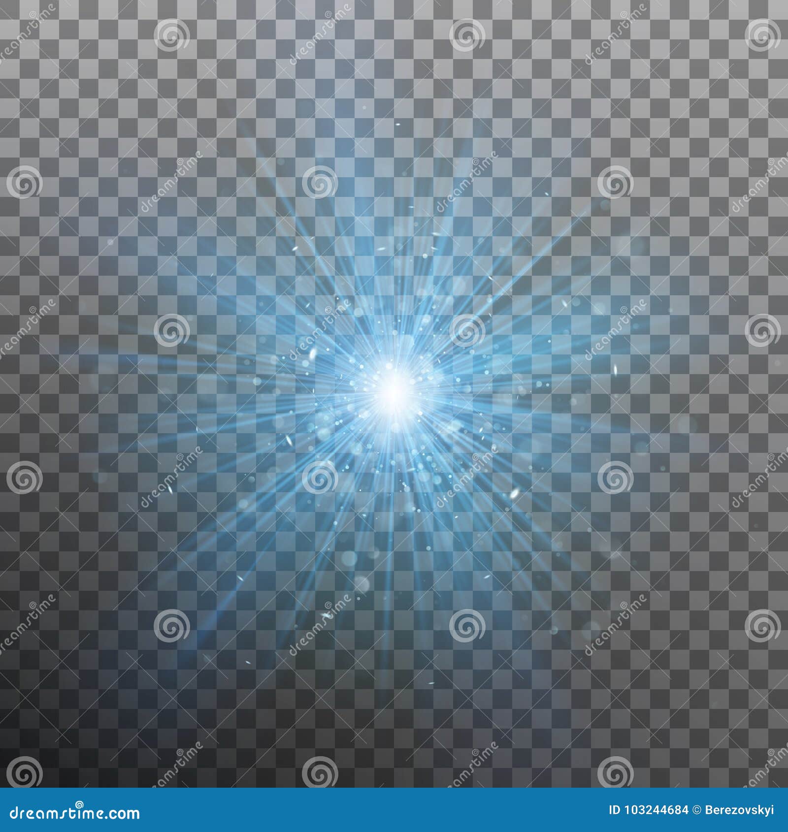 Two Forces Light Effect Isolated On White Background Royalty-Free Stock ...