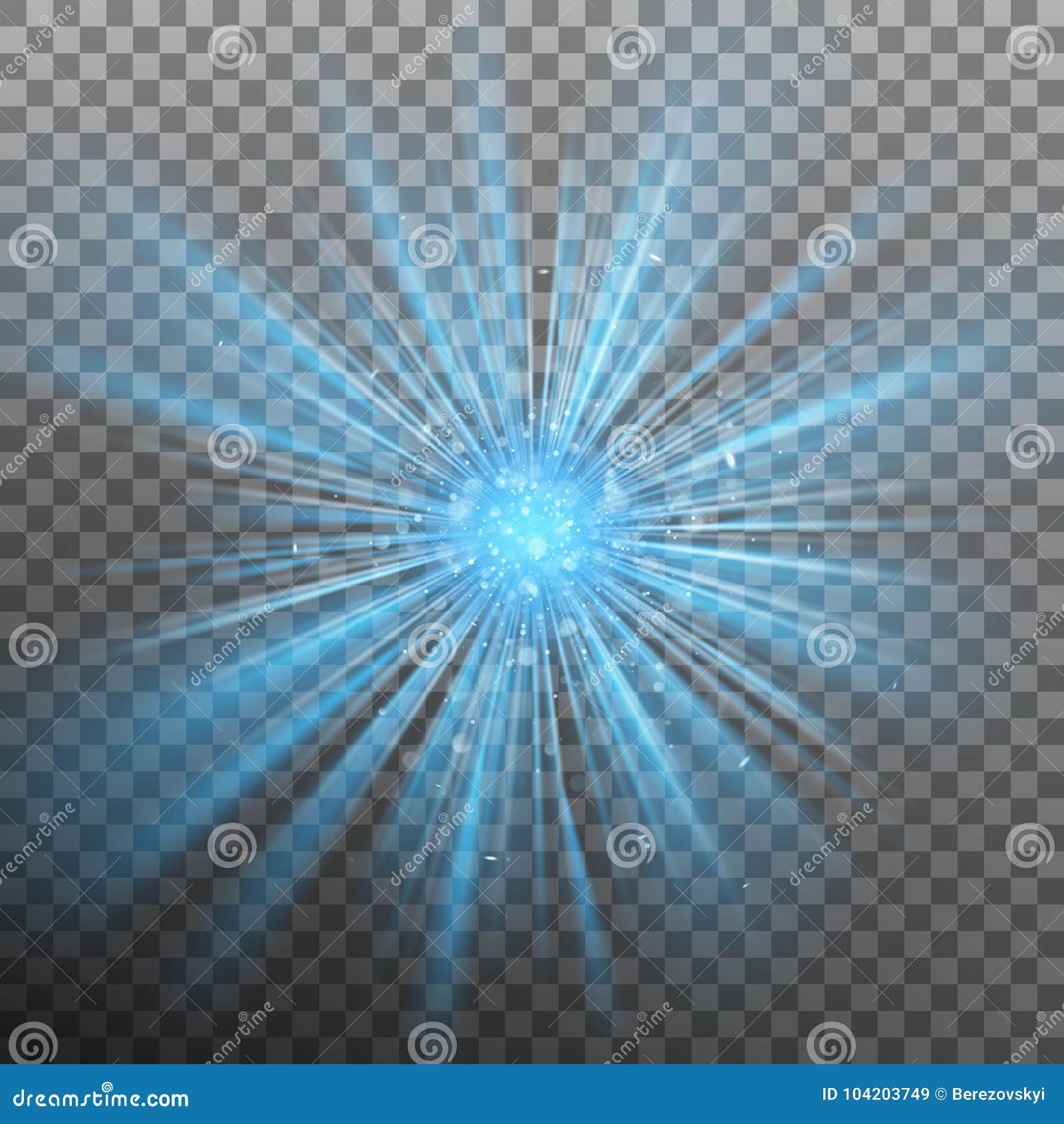 Two Forces Light Effect Isolated On White Background Royalty-Free Stock ...