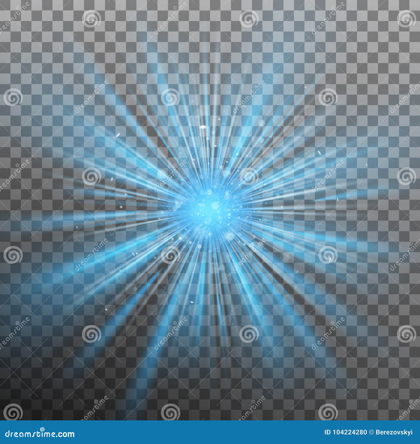 Two Forces Light Effect Isolated On White Background Royalty-Free Stock ...