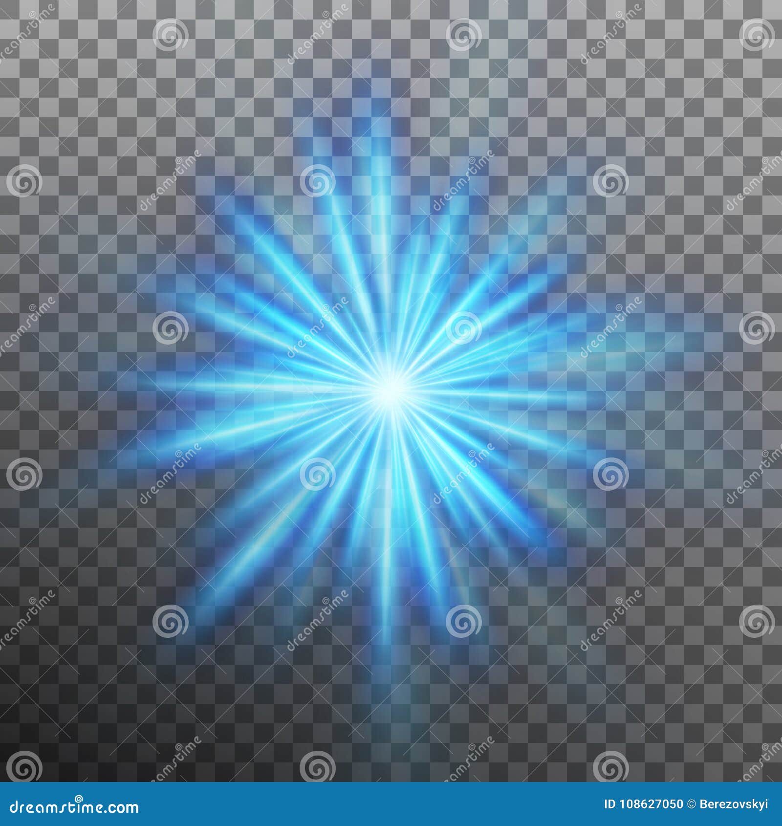 Two Forces Light Effect Isolated On White Background Royalty-Free Stock ...