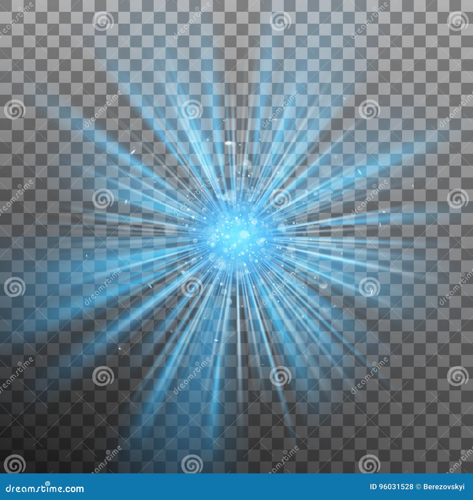 Two Forces Light Effect Isolated On White Background Royalty-Free Stock ...
