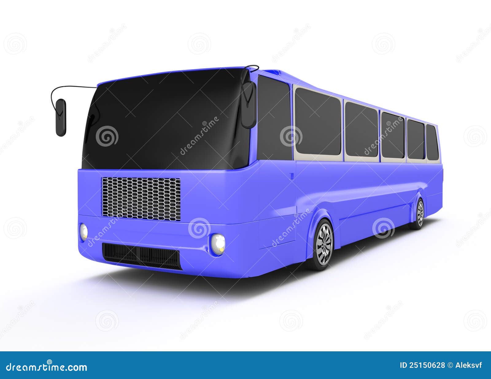 Blue Bus Stock Photography | CartoonDealer.com #25150628