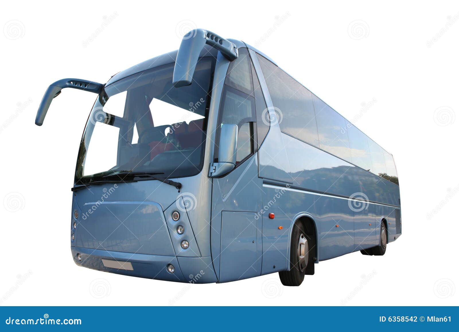 Blue bus stock photo. Image of coach, transport, isolated - 6358542