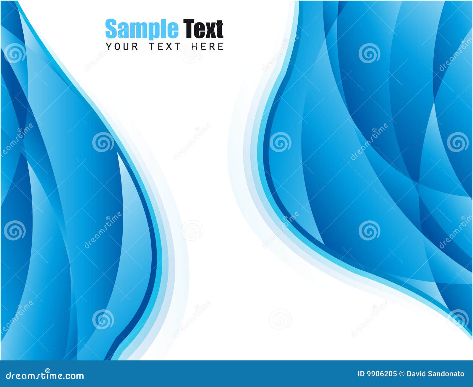 Blue Business Card Background Stock Vector - Illustration of artistic ...