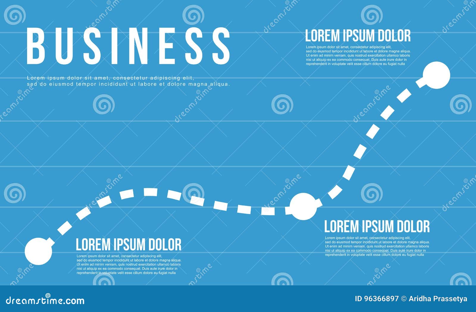 Blue Business Chart Graph Design Stock Vector - Illustration of icon ...