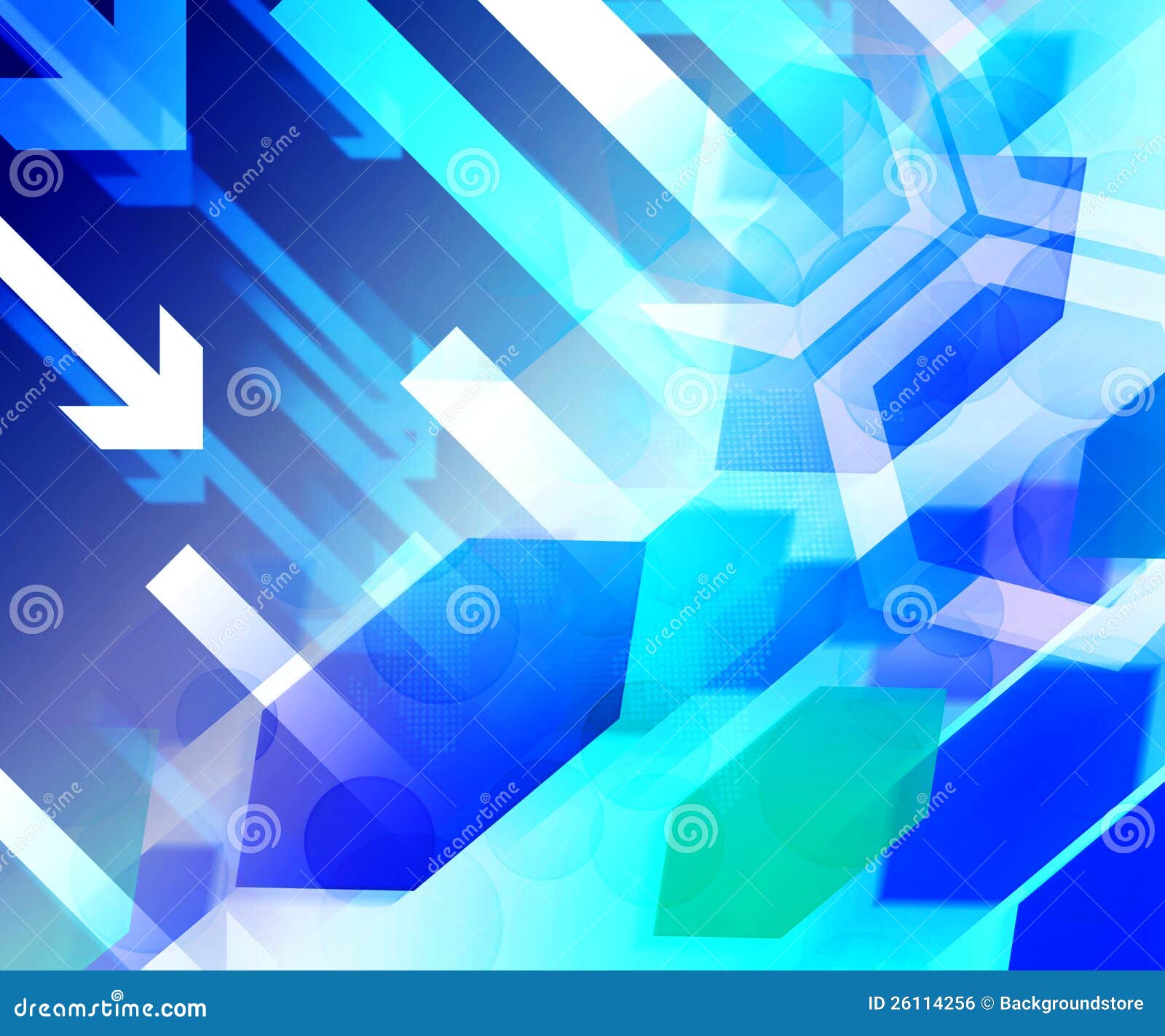 Blue Business Finance Background Stock Illustration - Illustration of ...
