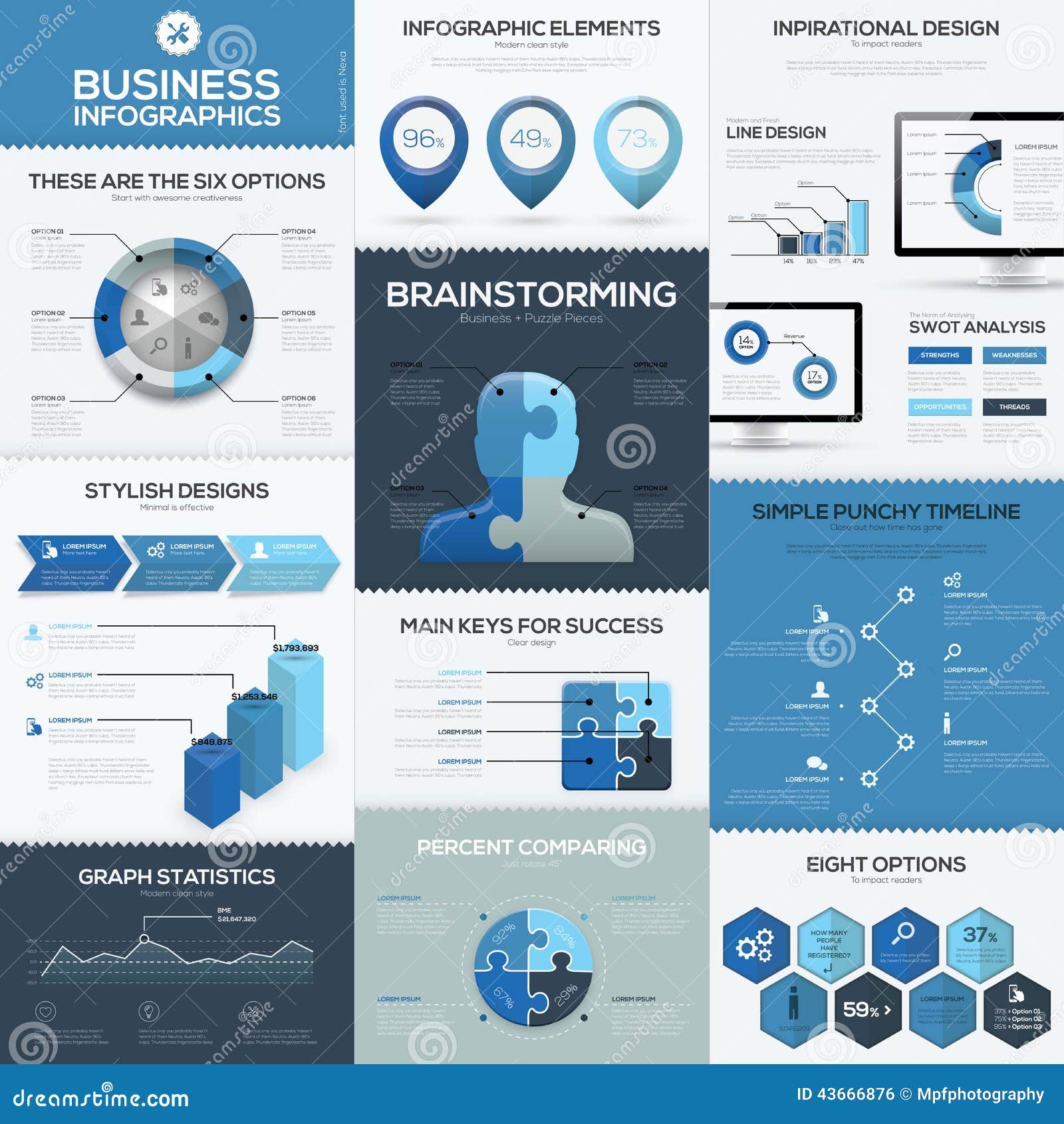 Vector Blue Infographics Stock Illustrations – 53,481 Vector Blue ...