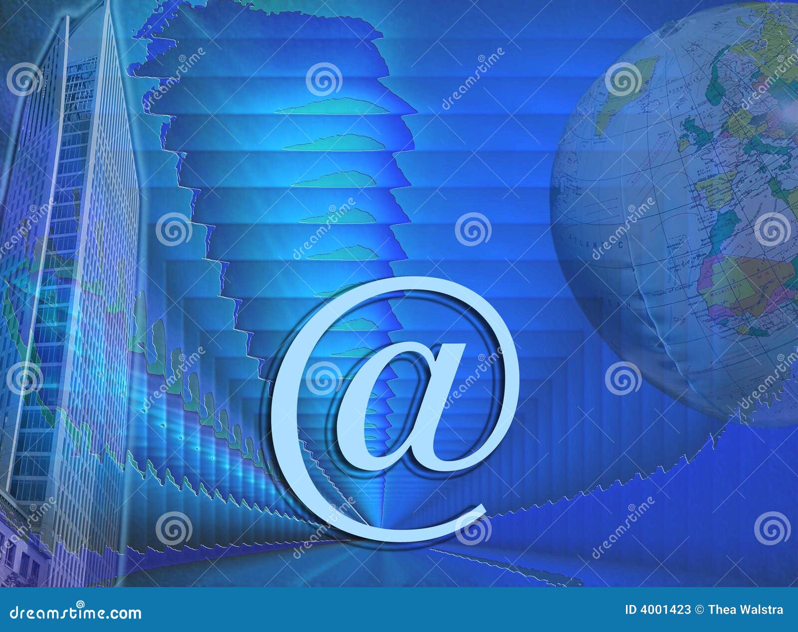Blue Business and Internet Design Stock Illustration - Illustration of ...