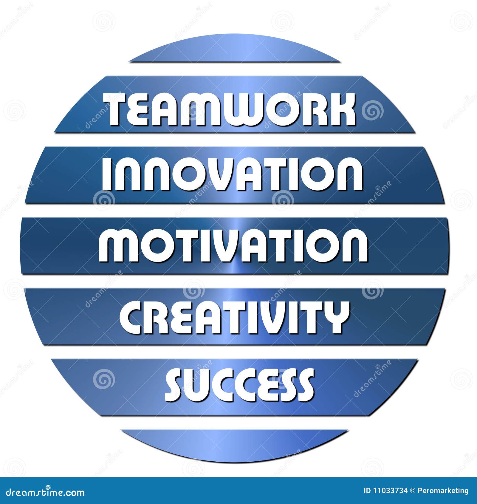 Blue Business Motivation Slogans Stock Illustration - Illustration of ...