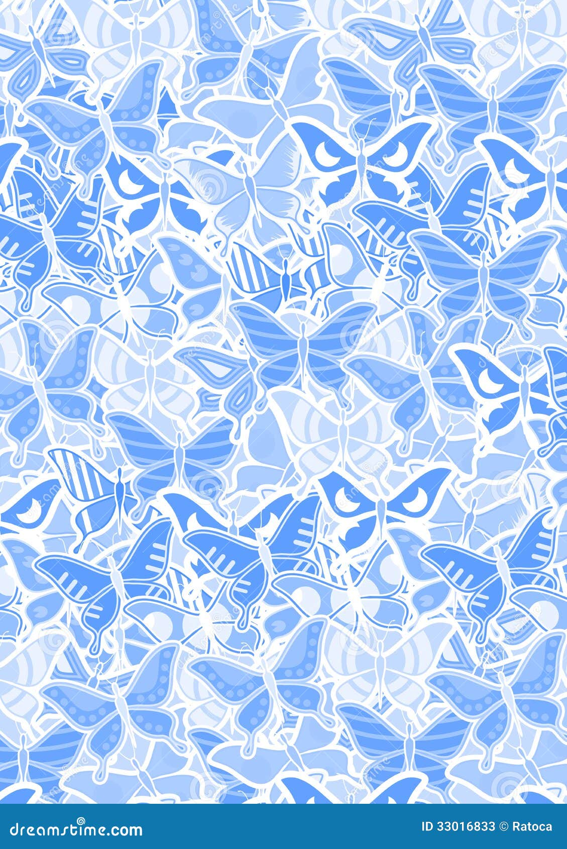 Blue butterflies stock illustration. Illustration of flying - 33016833