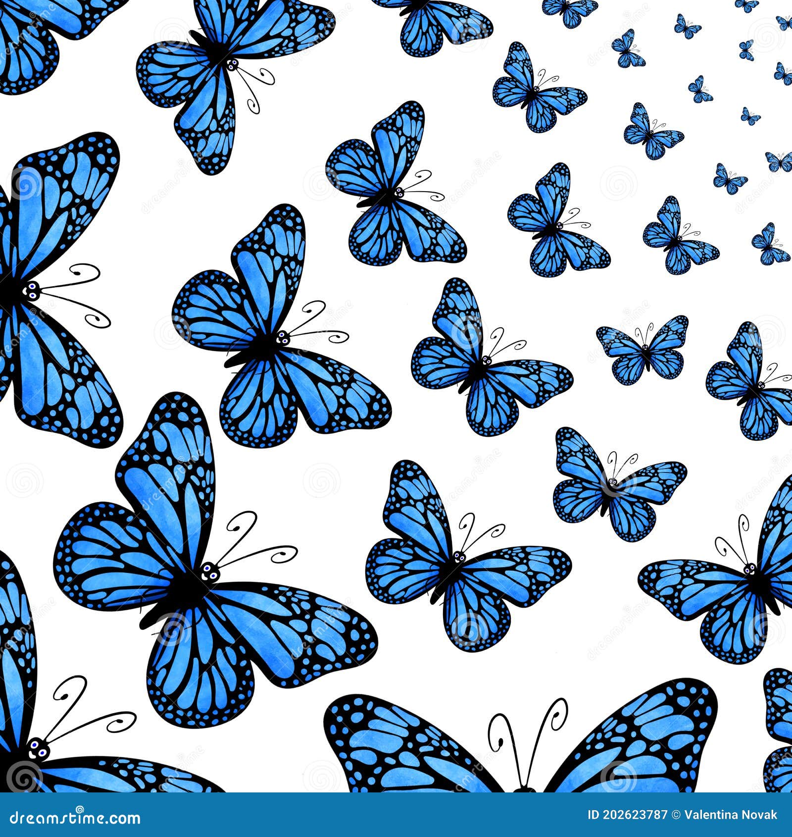 Butterflies Flying Away Drawing Brentonhoscheit