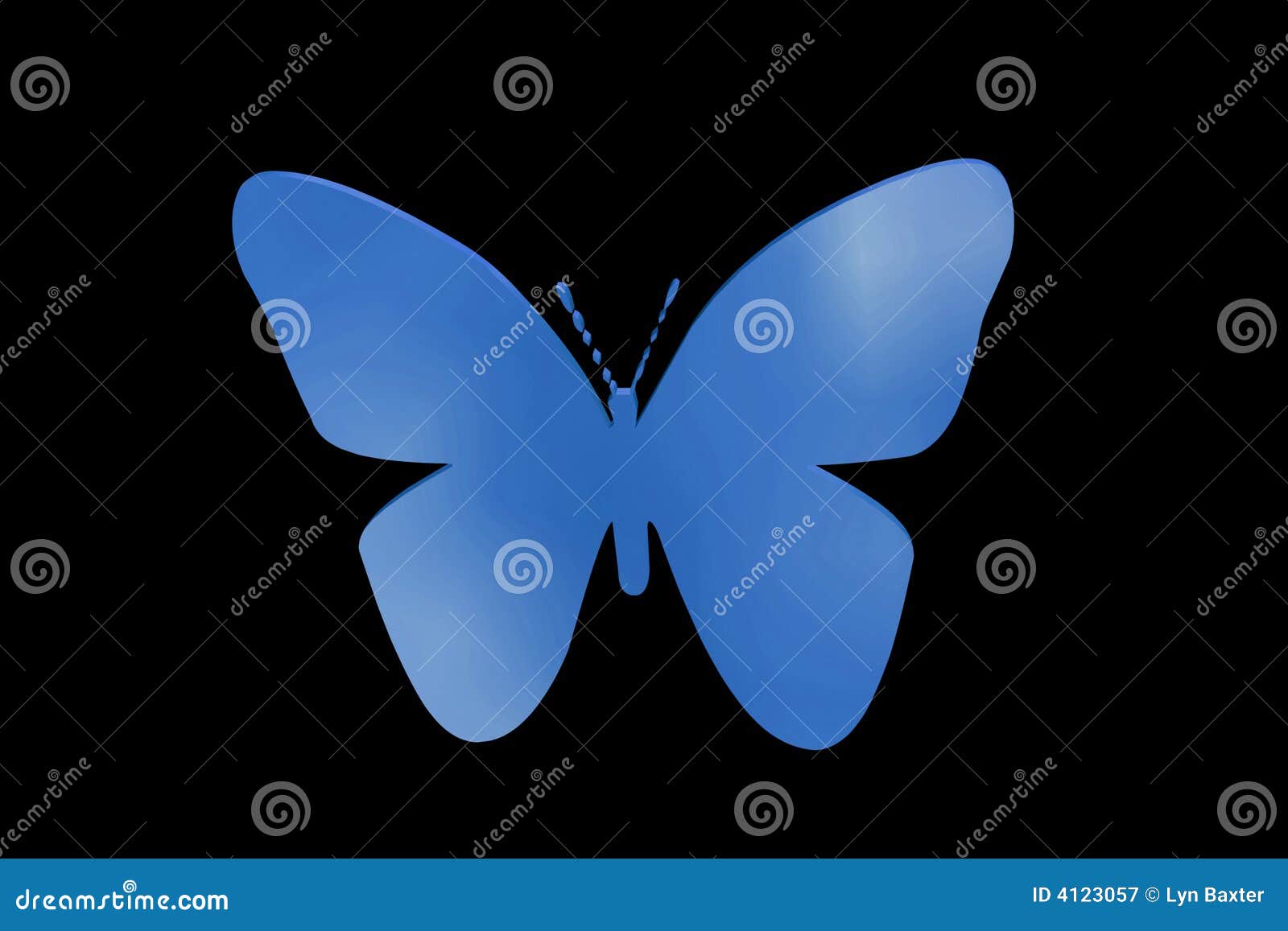 Blue butterfly stock image. Image of tropical, gradient - 4123057