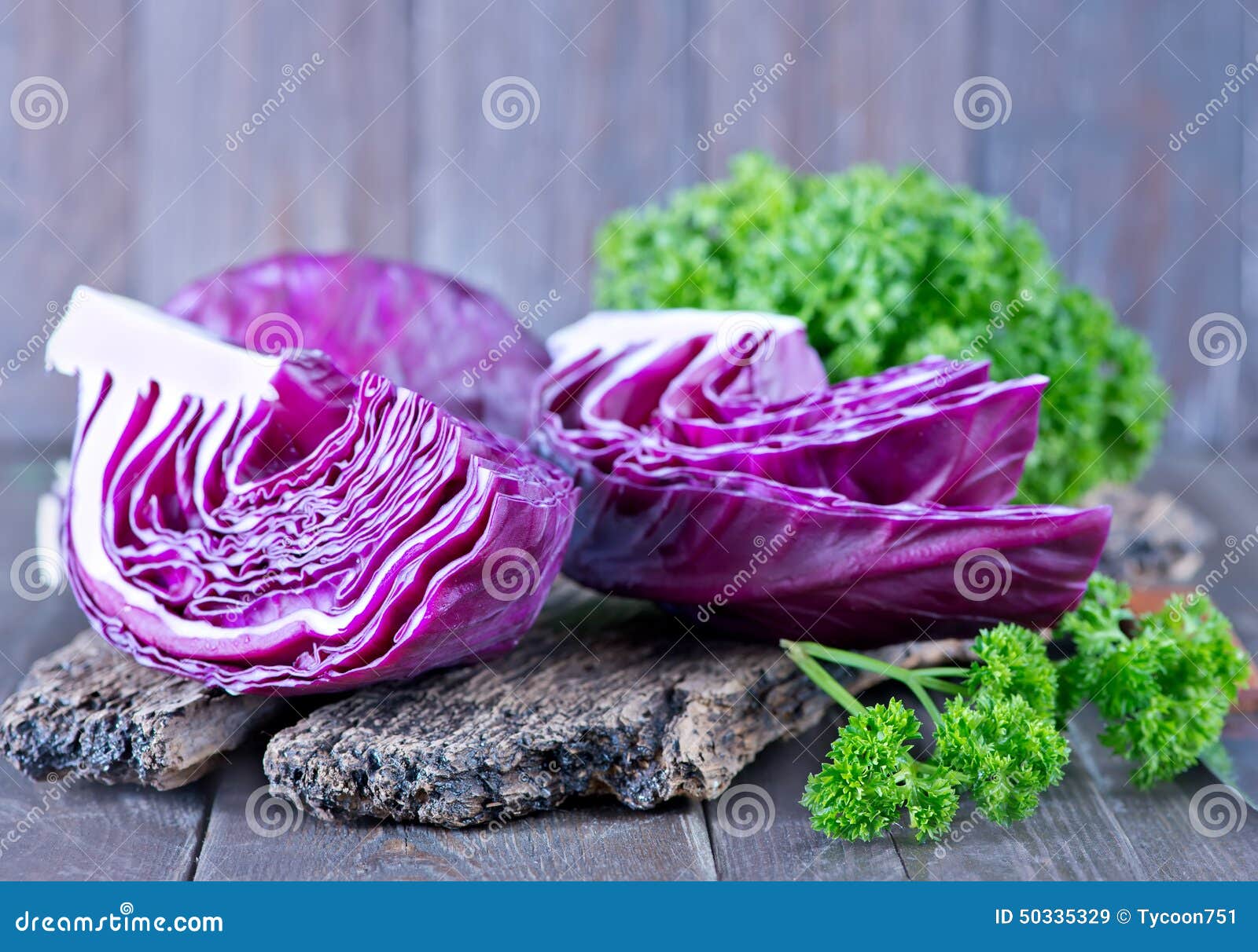 Blue cabbage stock image. Image of fibers, board, kale - 50335329