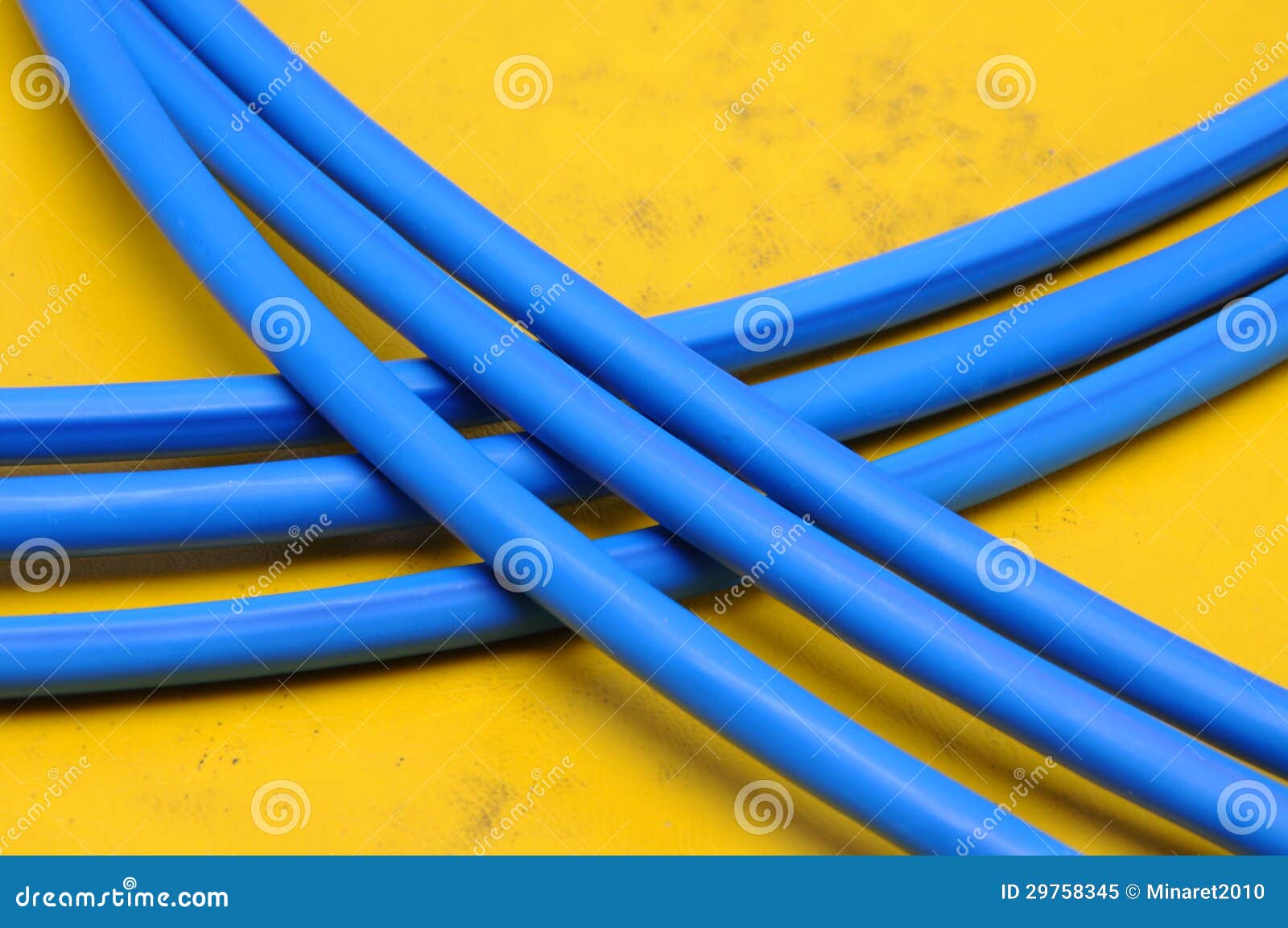 Blue network cable lines stock image. Image of abstract - 29758345