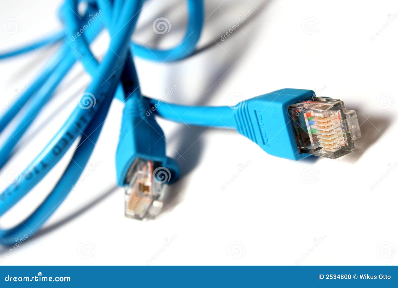 Blue Cables stock photo. Image of internet, business, communicate - 2534800