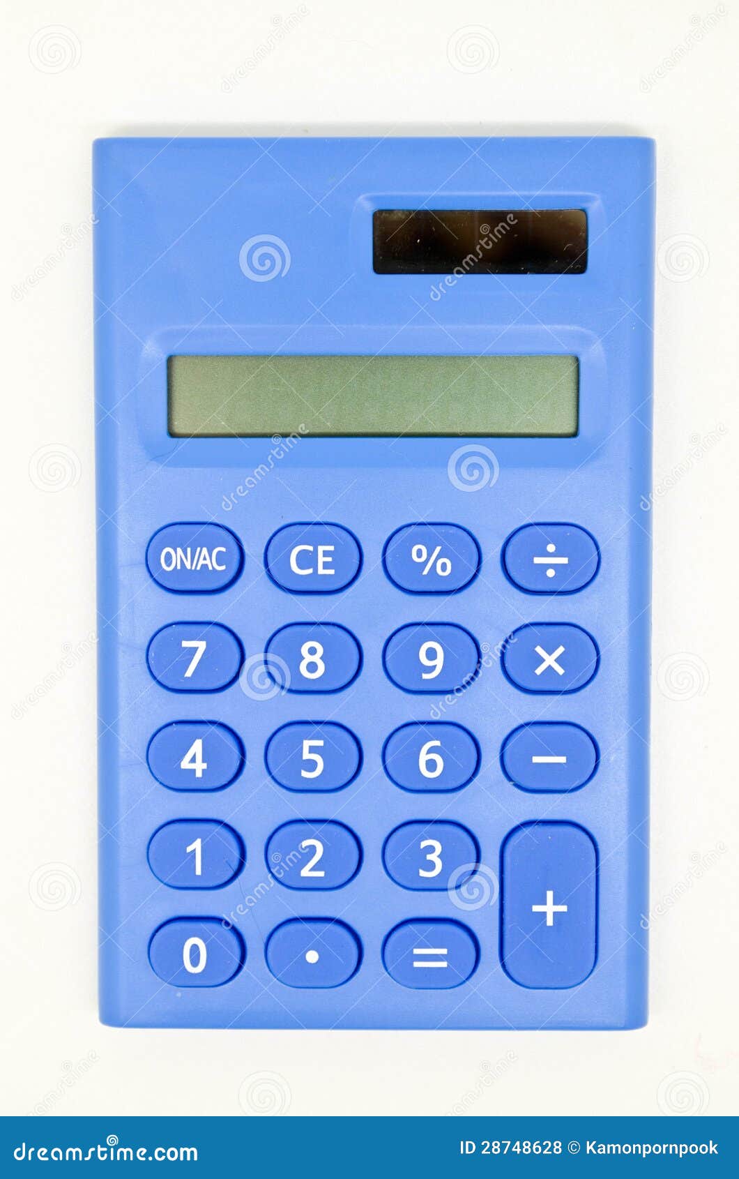 Blue calculator stock photo. Image of crunch, divide - 28748628