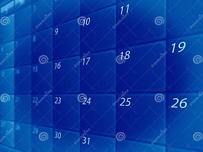 Blue calendar stock illustration. Illustration of calendar - 3653672