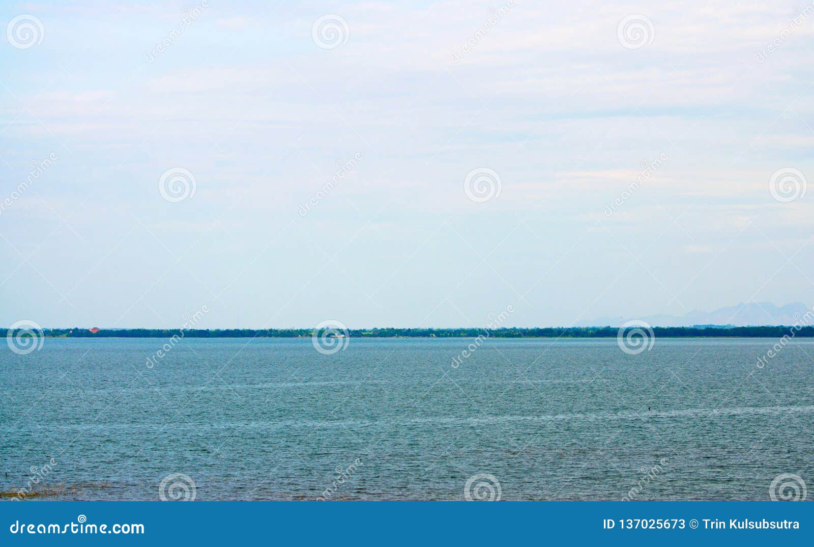 Blue Calm and Clear Ocean with the Blue Sky. Stock Image - Image of ...
