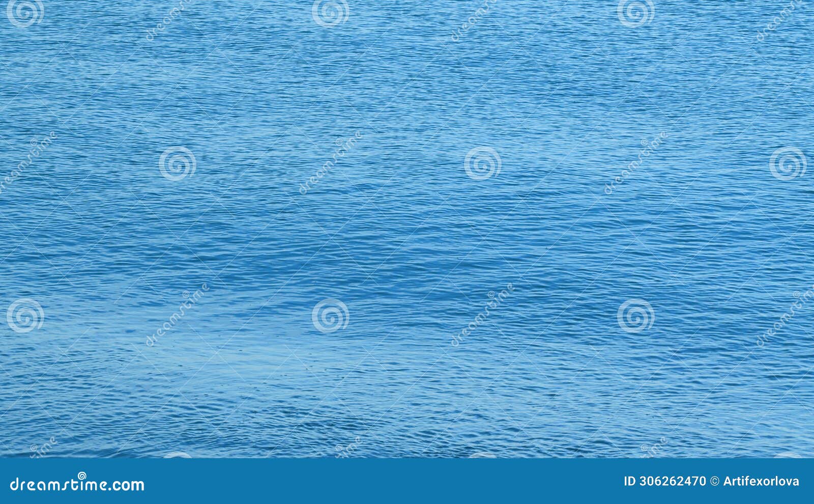 Blue Calm Sea. Blue Water Reflection. Flowing Water Surface. Still ...