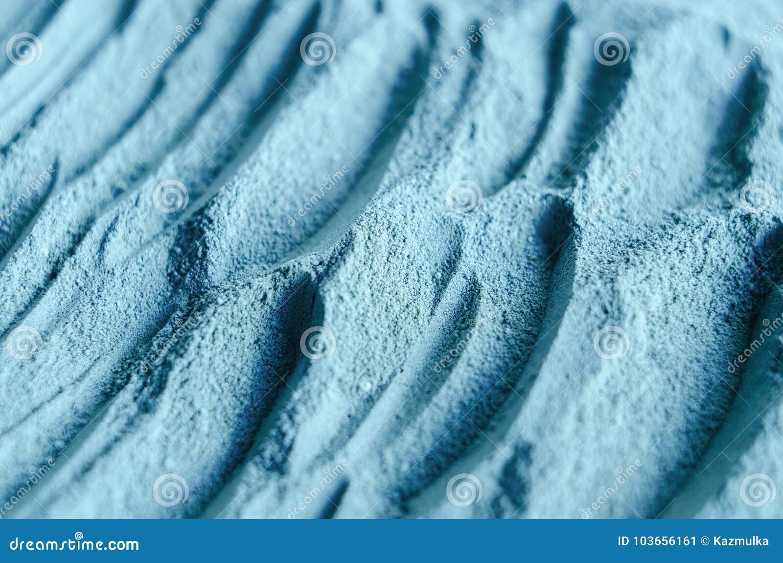 Blue Cambrian Cosmetic Clay Powder Texture Close Up, Selective Focus ...