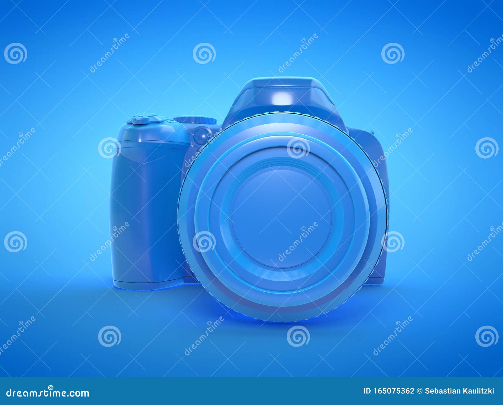 A blue camera stock illustration. Illustration of video - 165075362