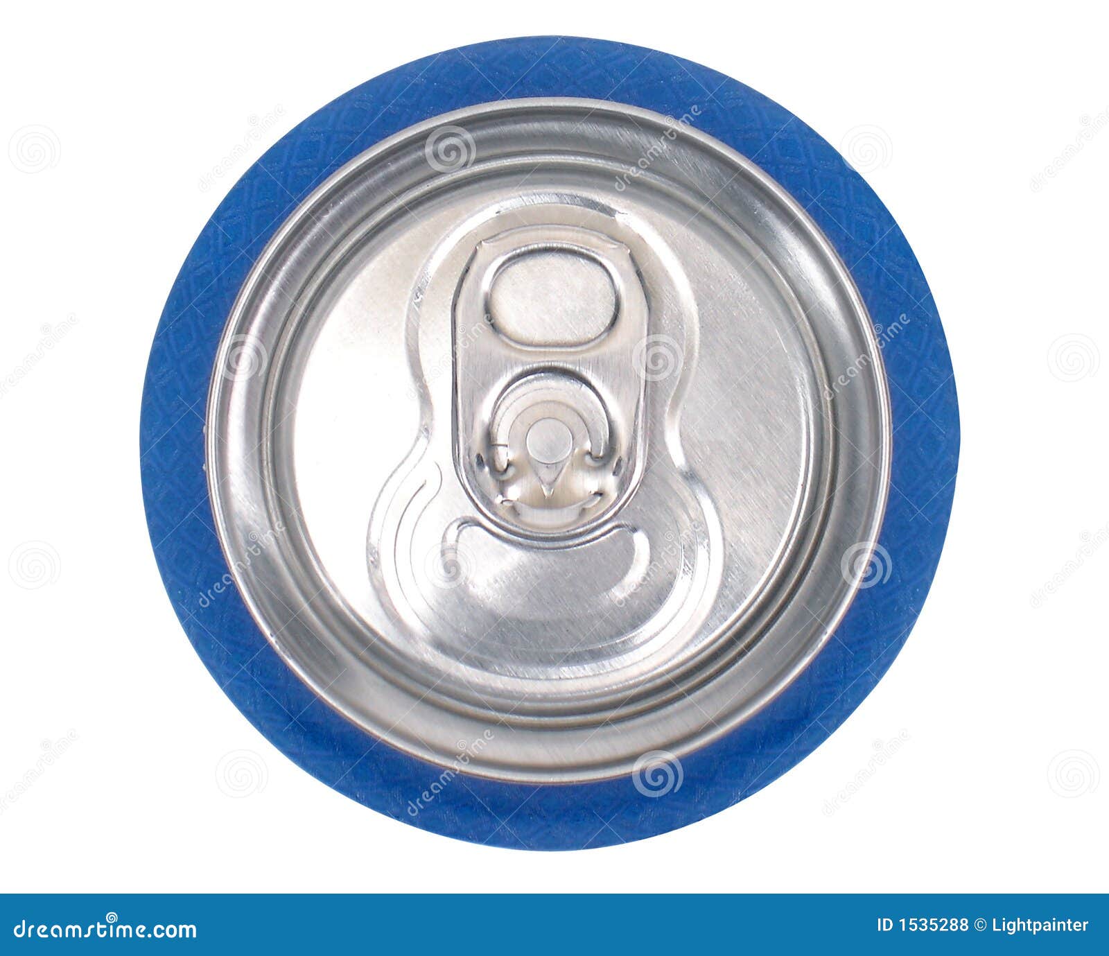 Blue can stock photo. Image of metal, blue, soda, macro - 1535288
