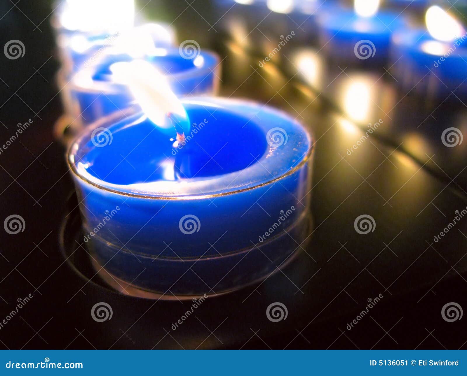 Blue candle stock image. Image of candle, scene, seance - 5136051