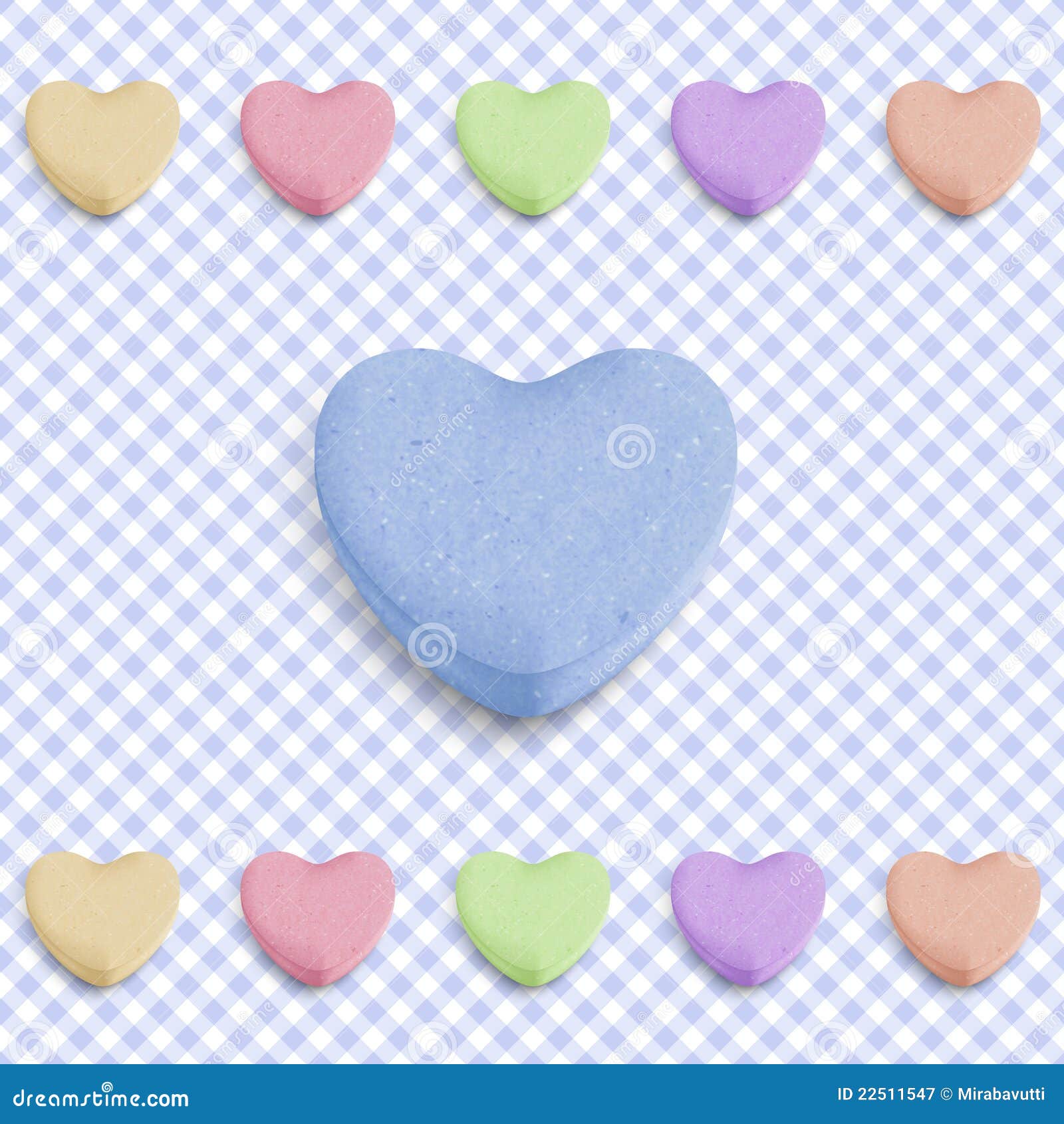 Blue candy heart stock vector. Illustration of holiday - 22511547