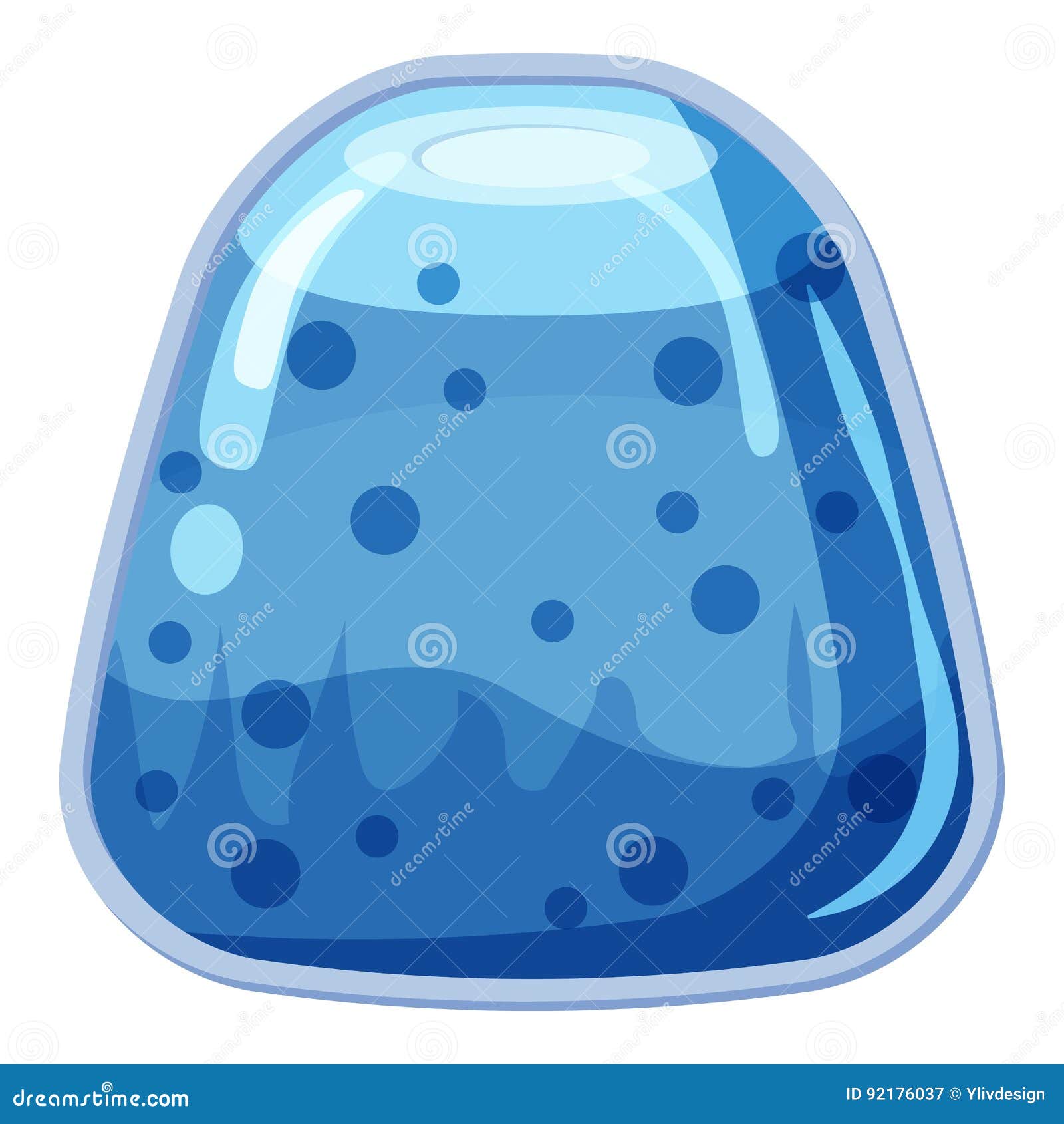 Blue Candy Icon, Cartoon Style Stock Vector - Illustration of sign ...
