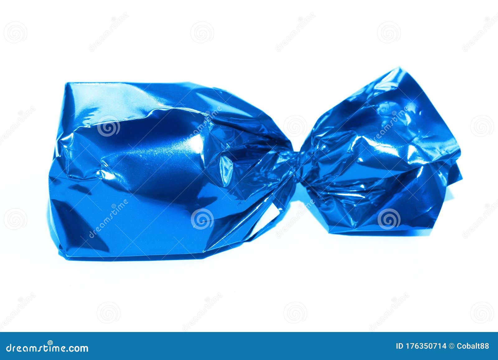 Blue candy isolated stock photo. Image of delights, macro - 176350714