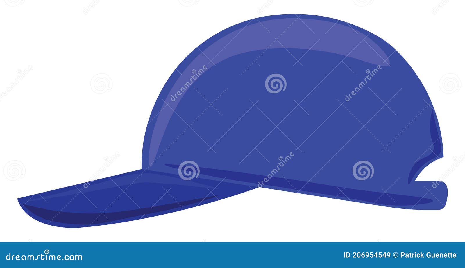 Blue Cap, Illustration, Vector Stock Illustration - Illustration of ...