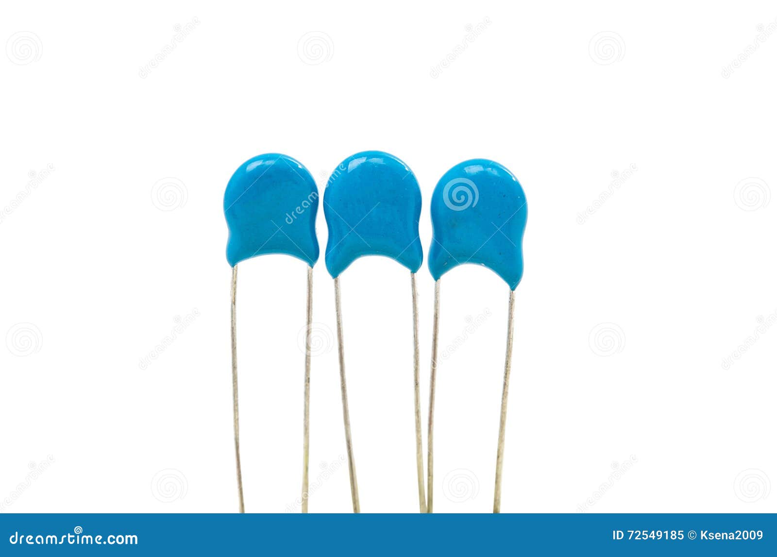 Blue capacitor stock illustration. Illustration of grey - 72549185