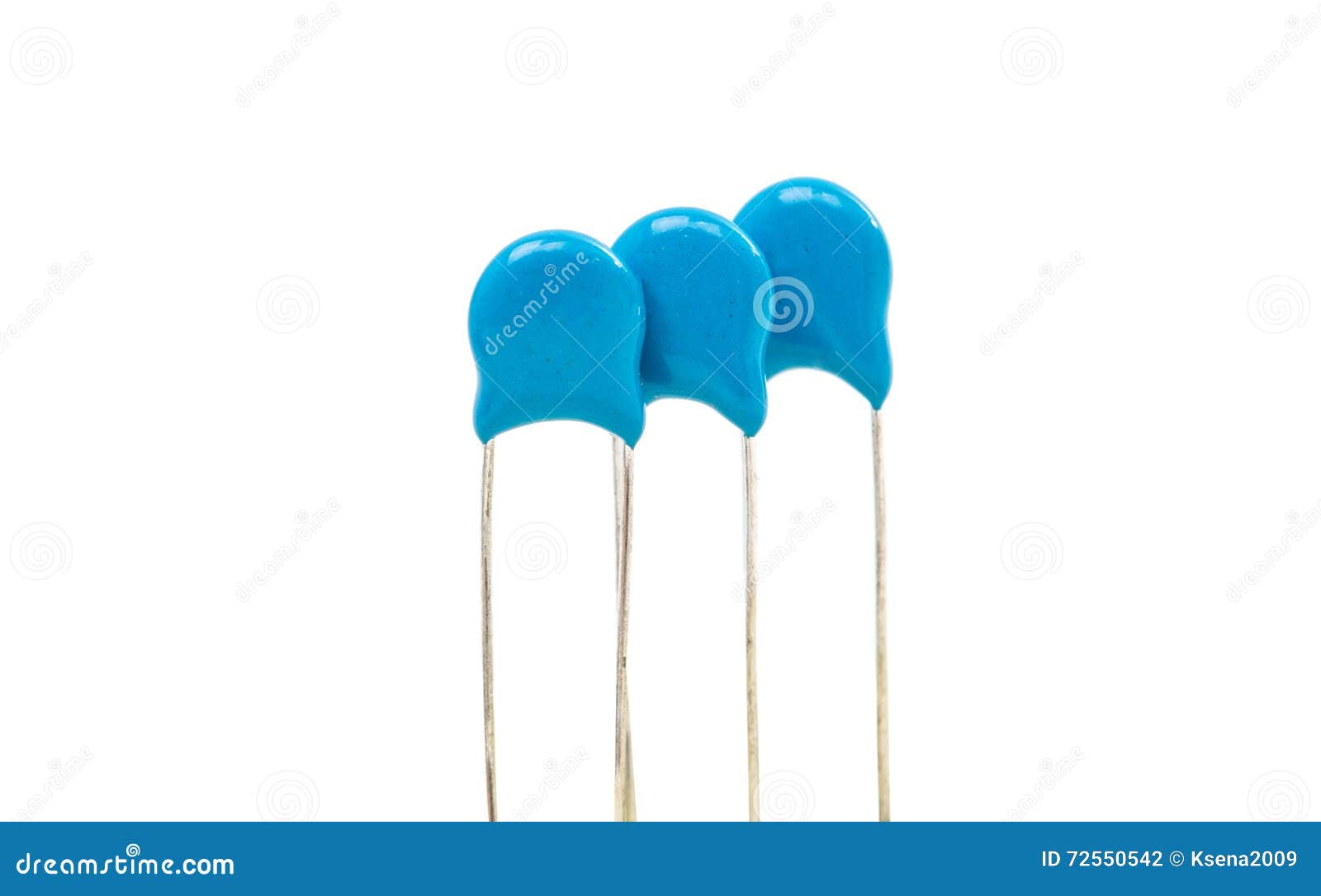 Blue capacitor stock illustration. Illustration of computer - 72550542