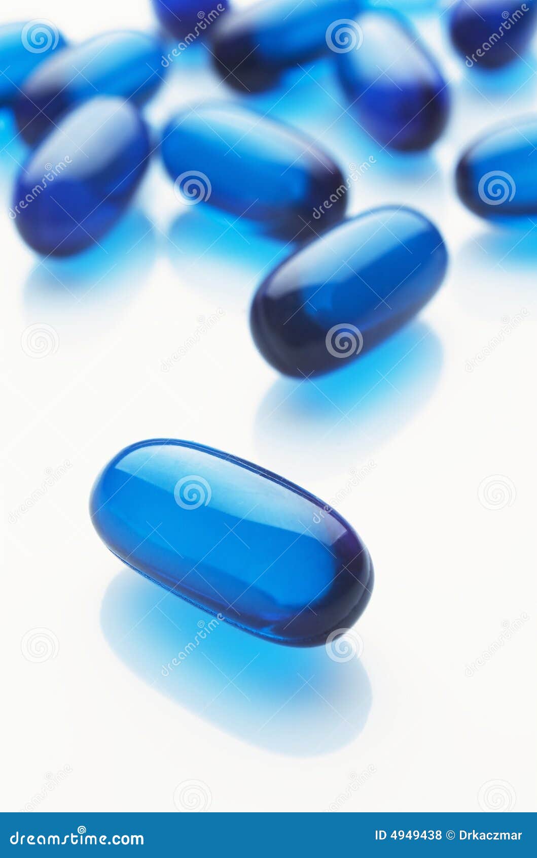 Blue capsules stock photo. Image of prescription, color - 4949438