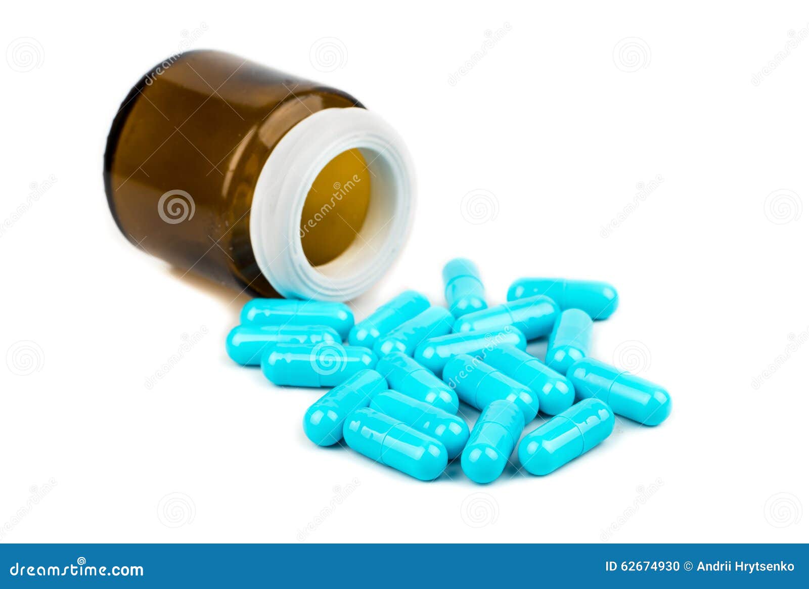 Blue capsules stock photo. Image of healthy, ellipse - 62674930