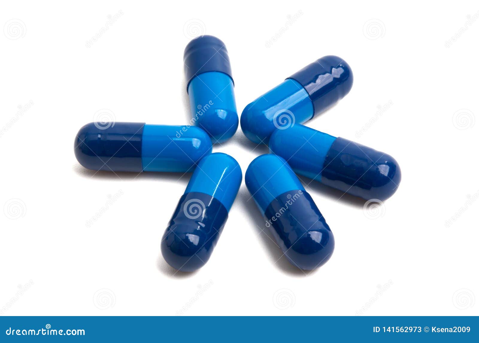 Blue capsules isolated stock image. Image of care, healthy - 141562973
