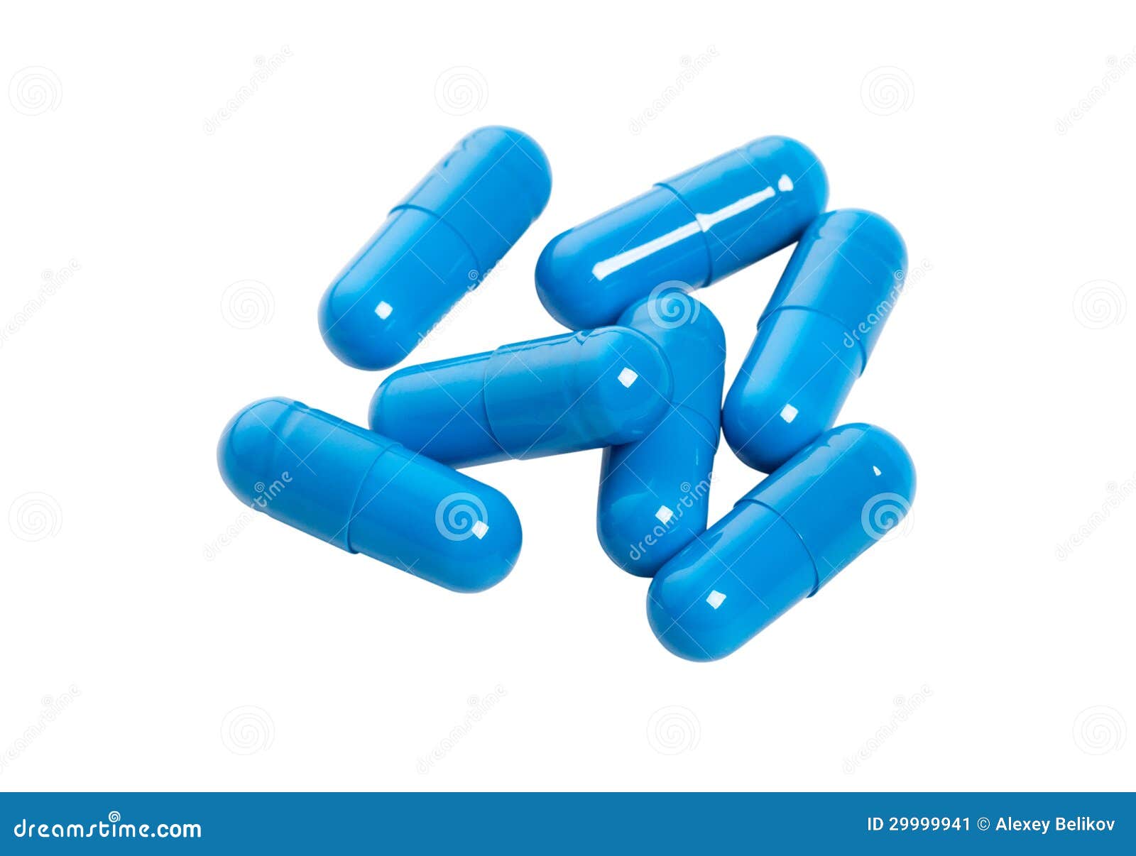 Blue capsules stock image. Image of vitamin, antibiotic - 29999941