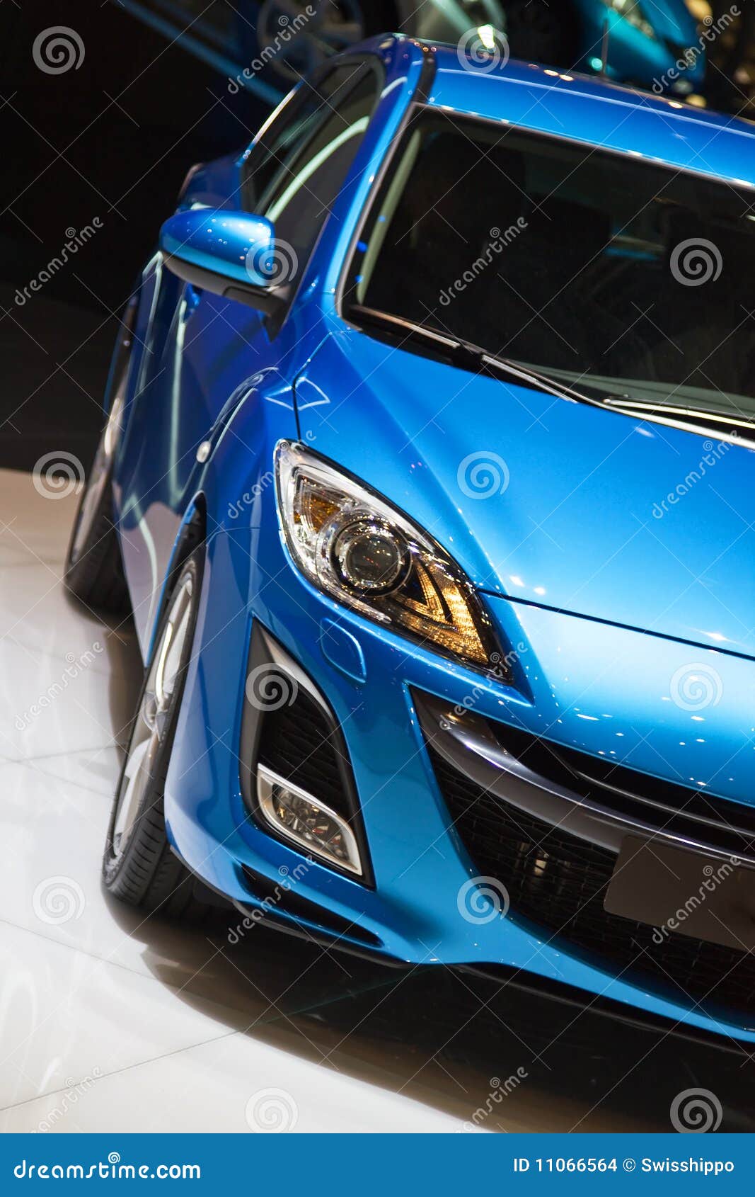 Blue car stock photo. Image of beauty, modern, auto, automobile - 11066564