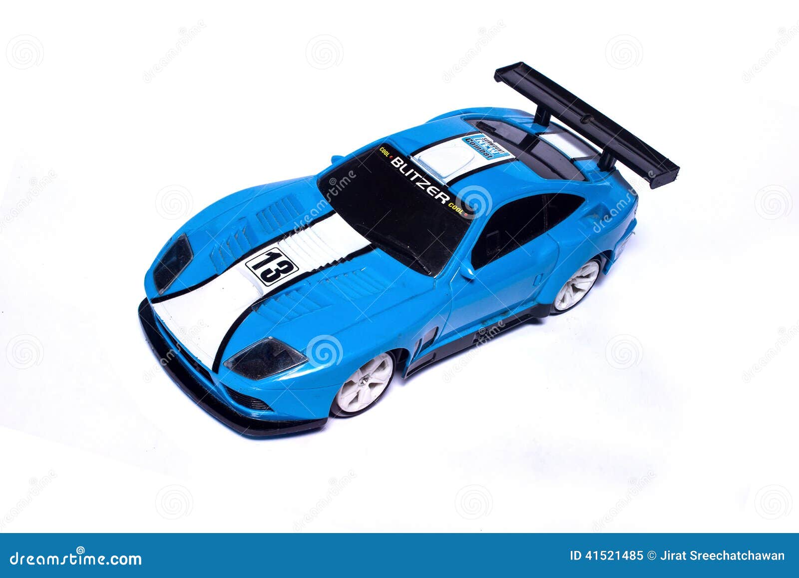 Blue car toy stock image. Image of control, baby, isolated - 41521485
