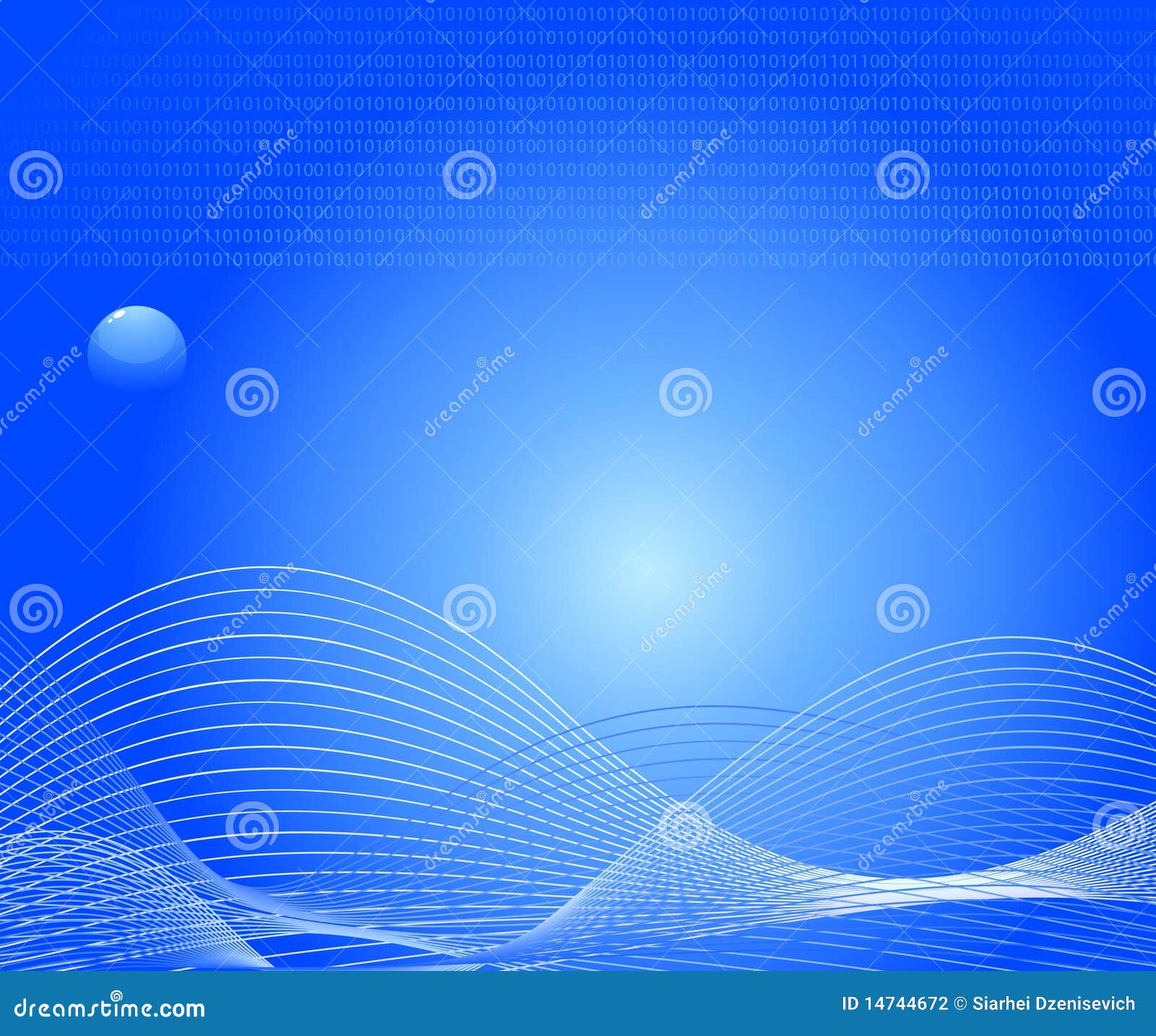 Blue card design template stock vector. Illustration of copyspace ...